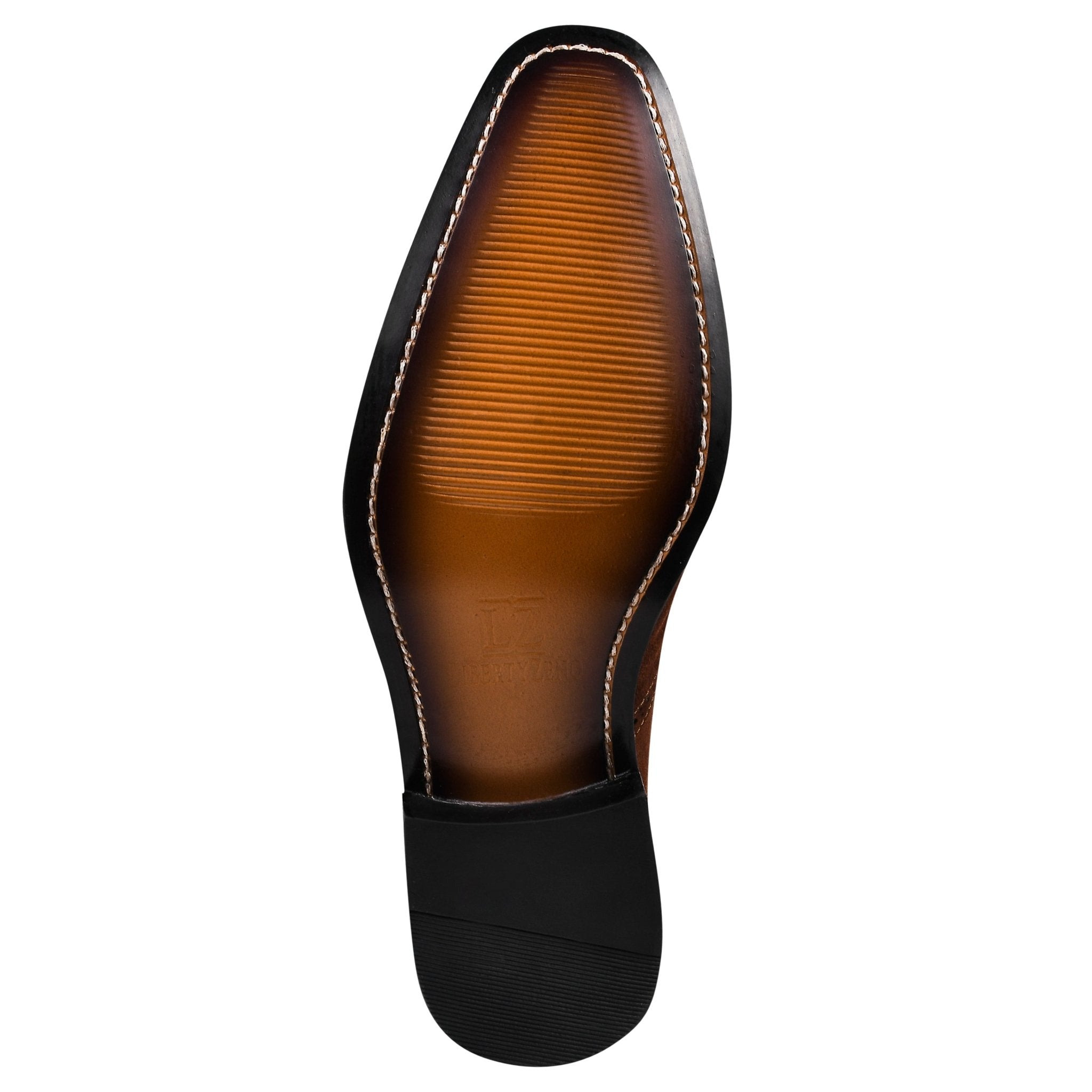 Buy Megan Men?? Ostrich Leg Printed Suede Leather Loafer Shoes ...