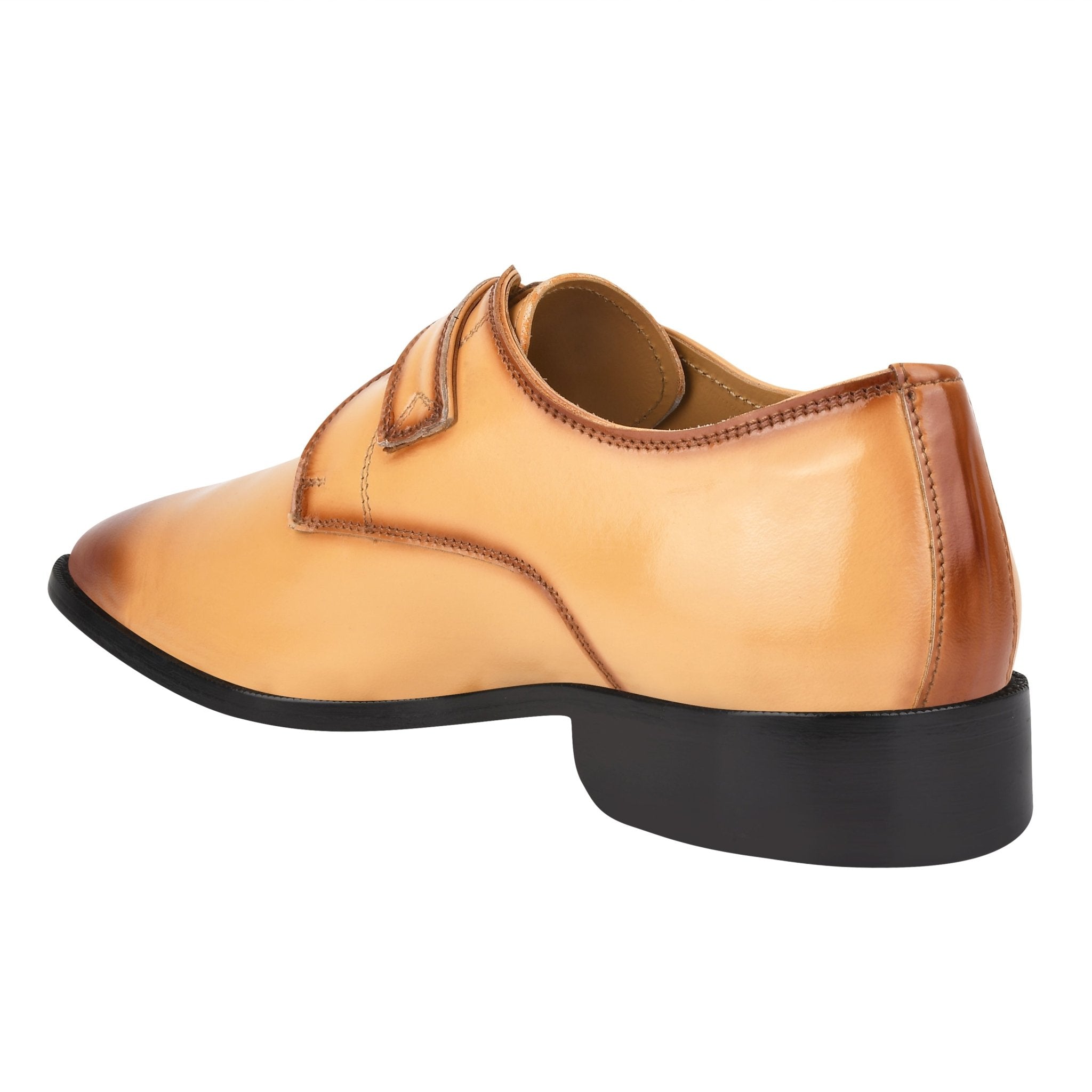 GLORIA Leather Oxford Style Monk Straps Men's Shoes – LIBERTYZENO