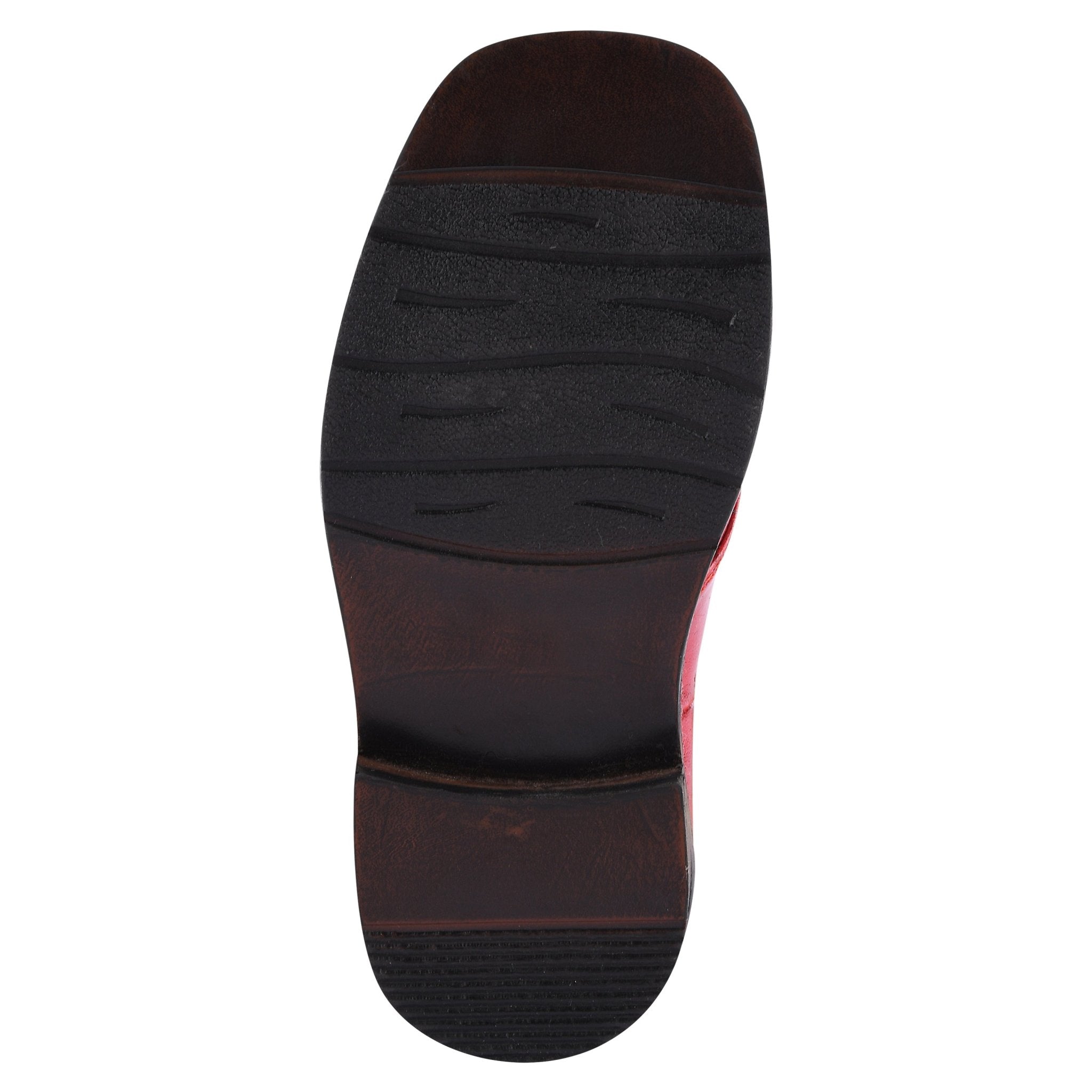 Joseph Oxford Style Leather Dress Shoes for Kids in Orange, Yellow ...