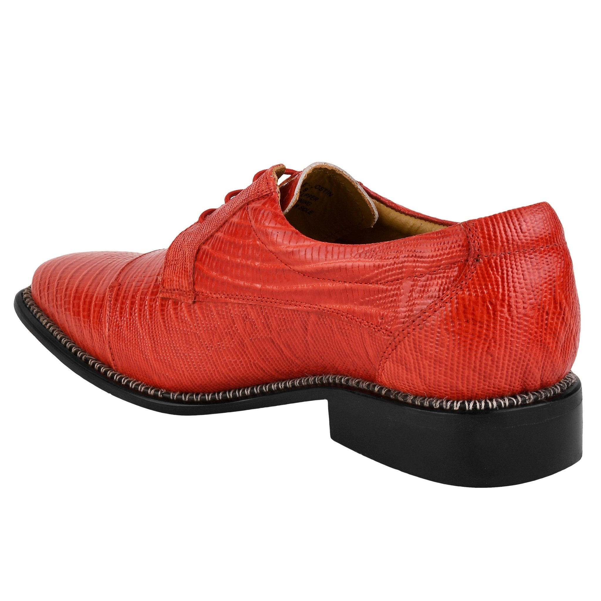 Jostin Genuine Leather Lizard Print Oxford Style Dress Shoes for Men ...