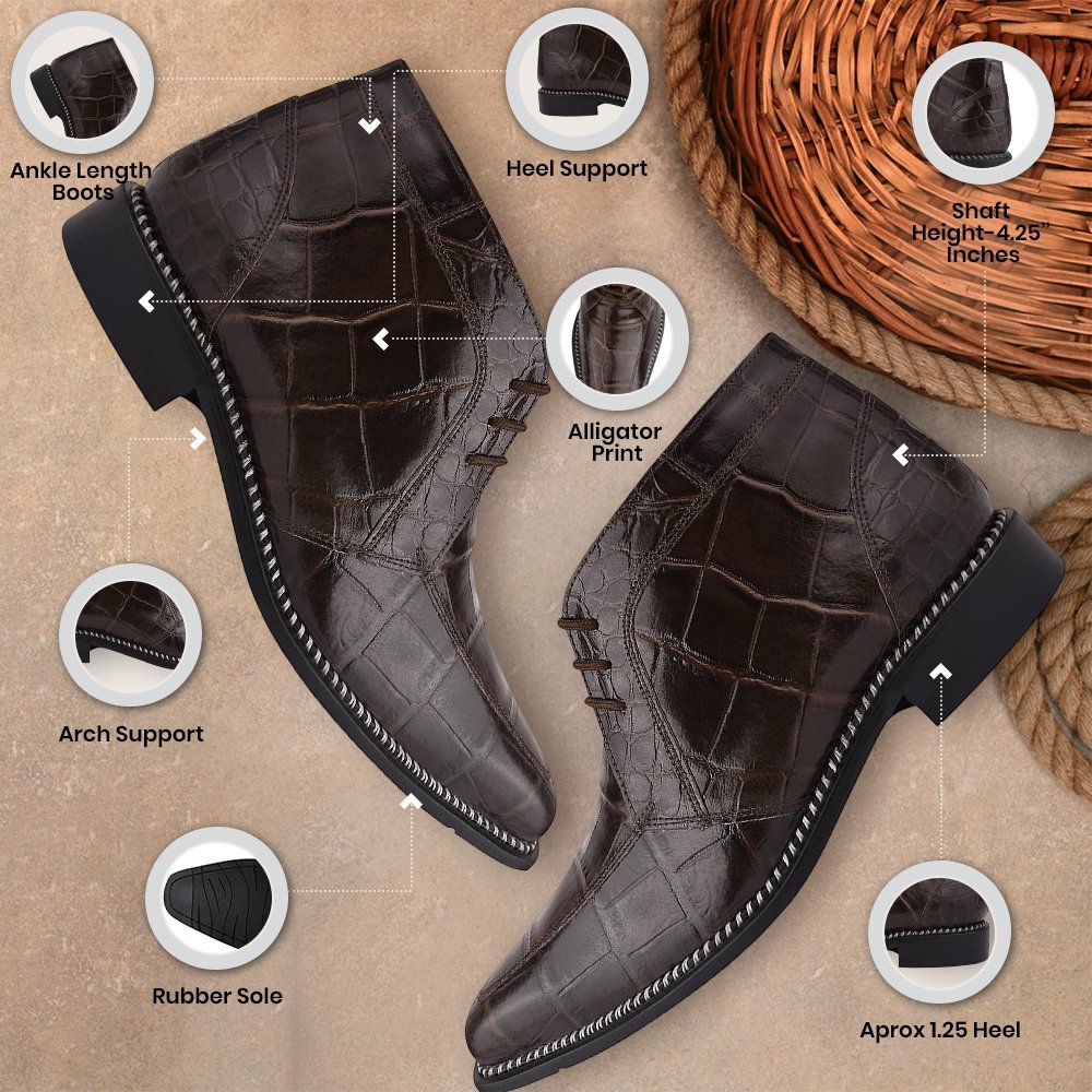 Liam Leather Lace-Up Style Boots for Men – LIBERTYZENO