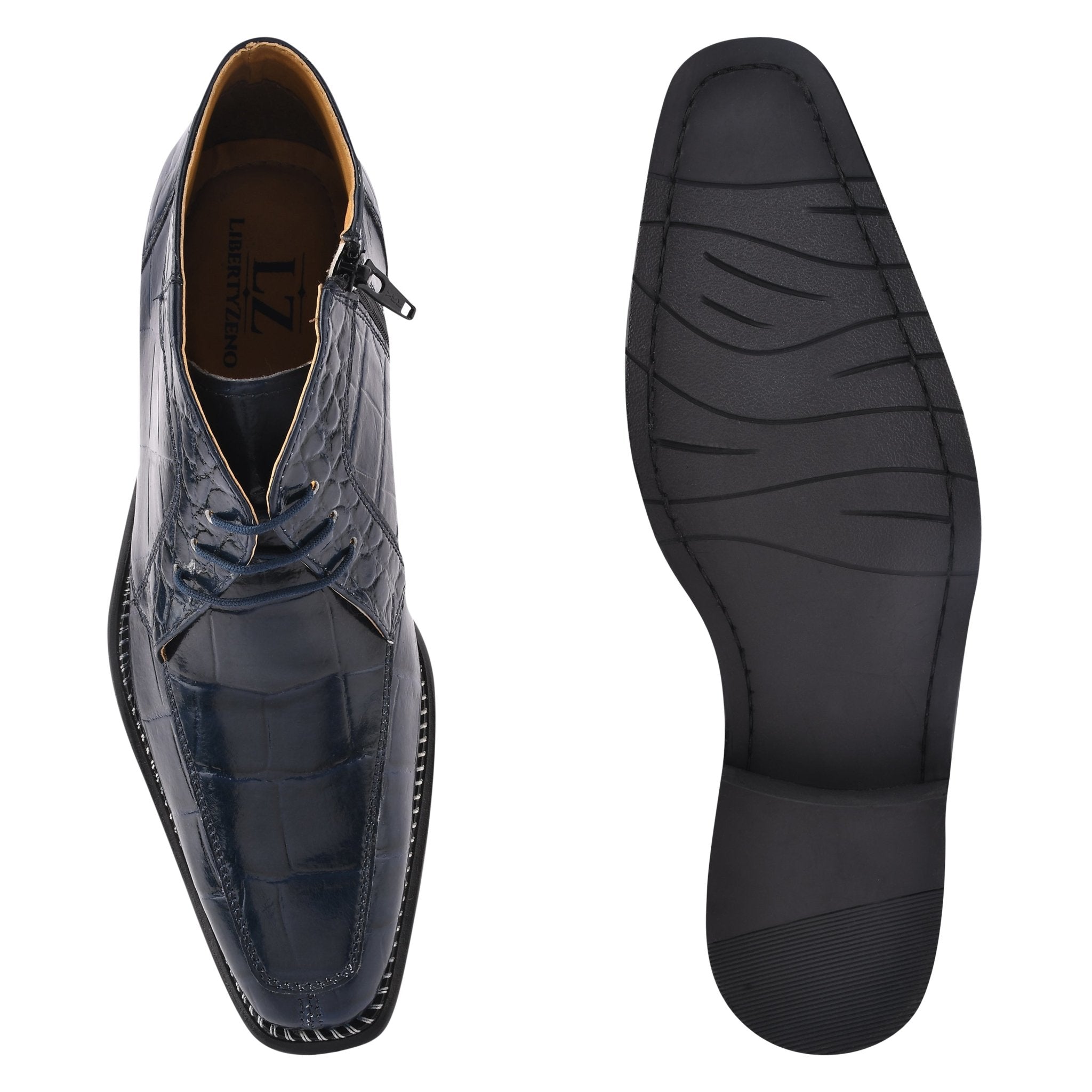 Liam Leather Lace-Up Style Boots for Men – LIBERTYZENO