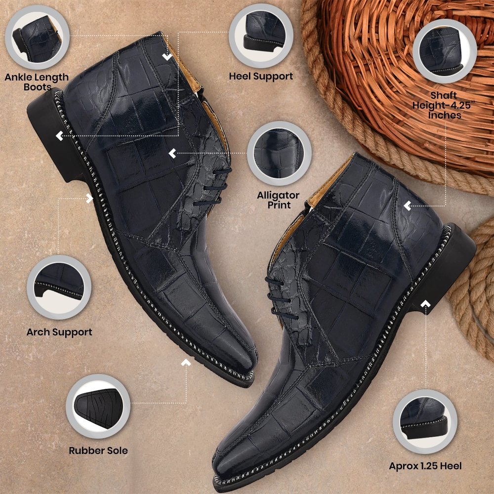 Liam Leather Lace-Up Style Boots for Men – LIBERTYZENO