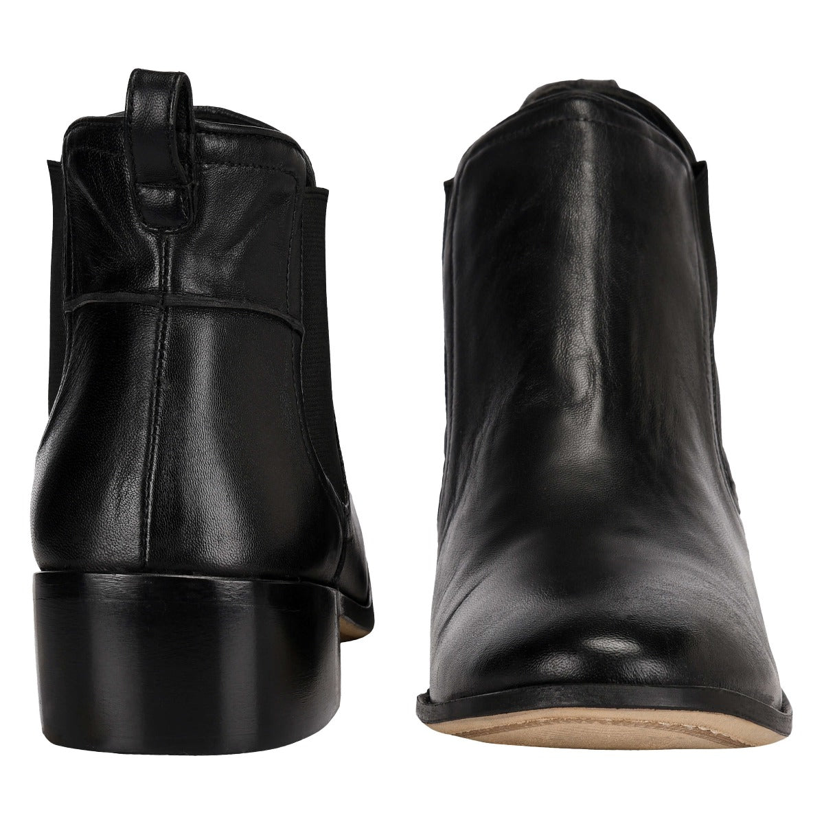 Yobbo Leather Chelsea Boots for Women - Tan and Black Color – LIBERTYZENO